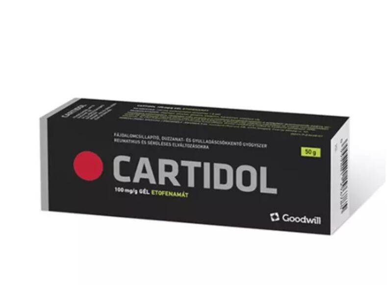 Cartidol 100 mg/g gél 50g